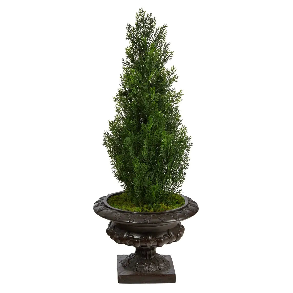 3.5’ Mini Cedar Artificial Pine Tree in Iron Colored – Honeybee Vintage