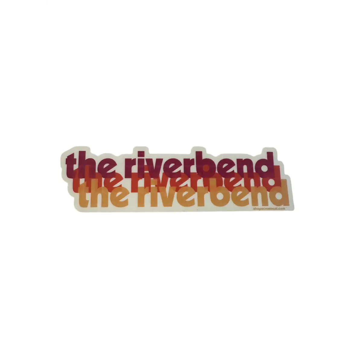 Riverbend Retro Sticker Mississippi River Alton – Honeybee Vintage